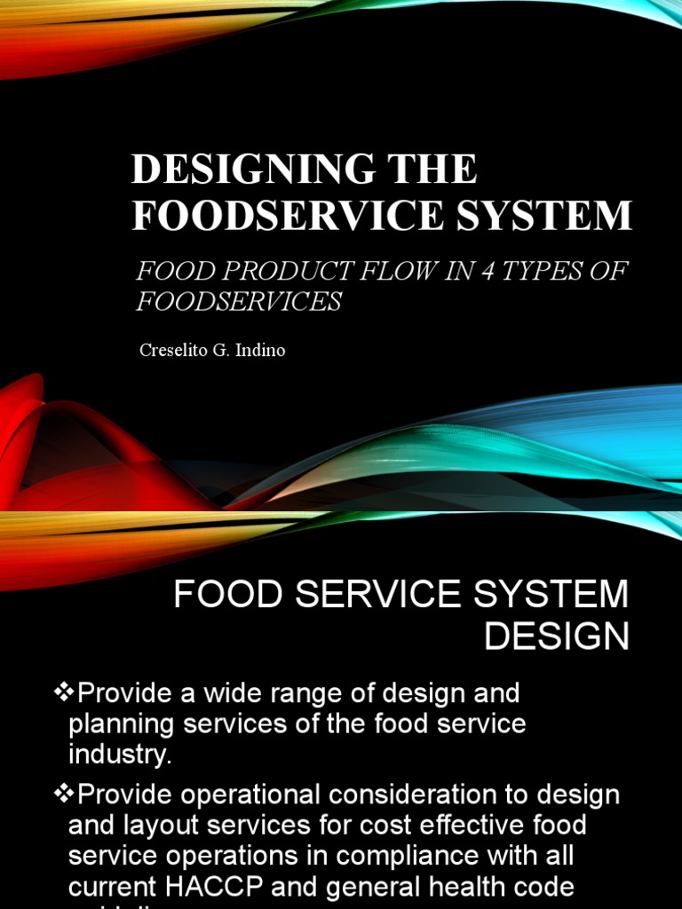 A. Food Product Flow in 4 Types of Foodservices | PDF | Foods | Foodservice