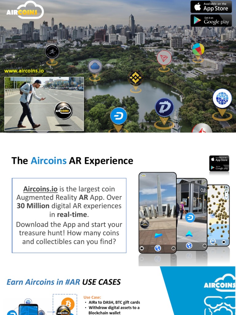 Aircoins Io App Cmpany Presentation AIRx | PDF | Cryptocurrency ...