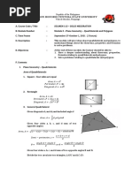 Solid Mensuration 1 | PDF | Area | Rectangle