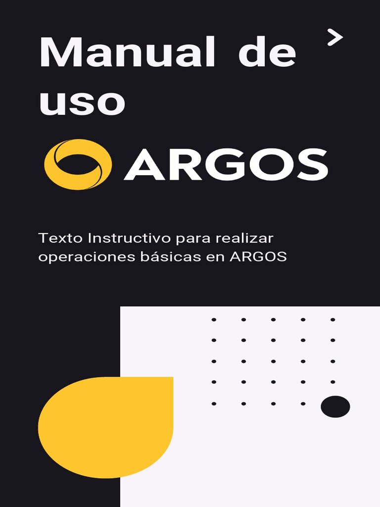 Manual Argos | PDF | Informática | Software