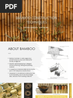 Bamboo Construction Techniques Overview | PDF | Bamboo | Carbon ...