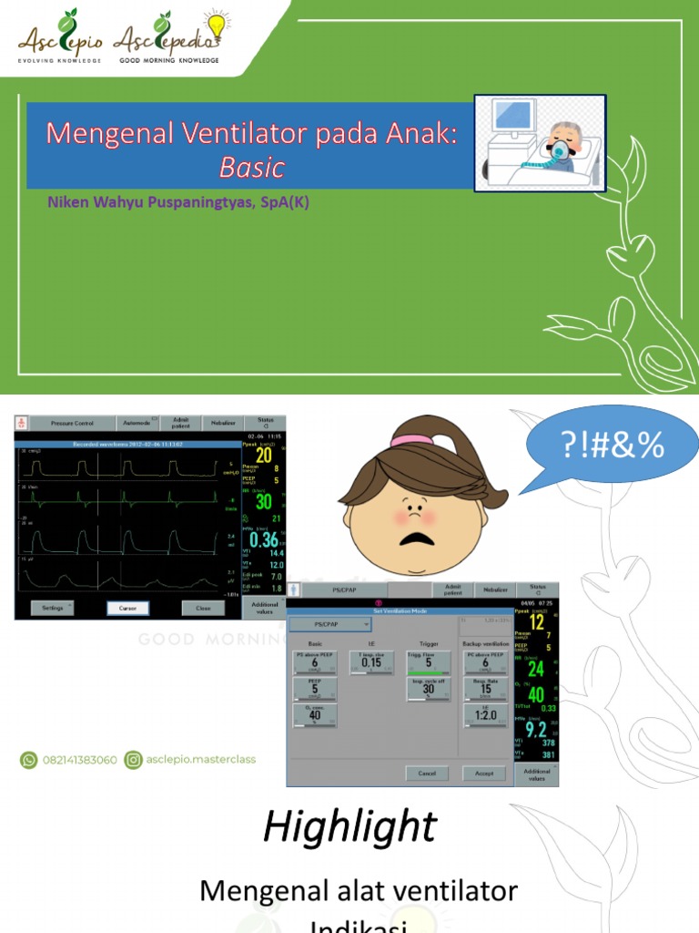 Basic Ventilator Pada Anak - Dr. Niken, Sp. A (K) | PDF