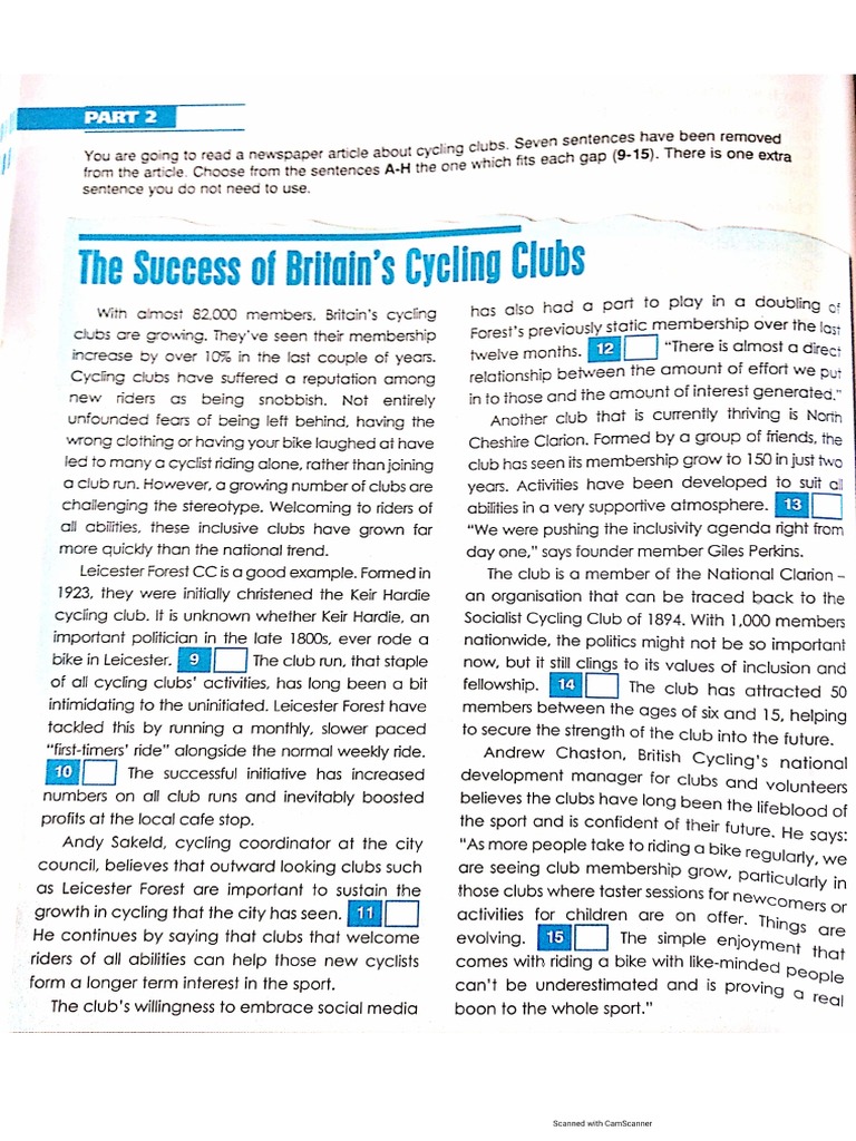 Reading Exercises | PDF