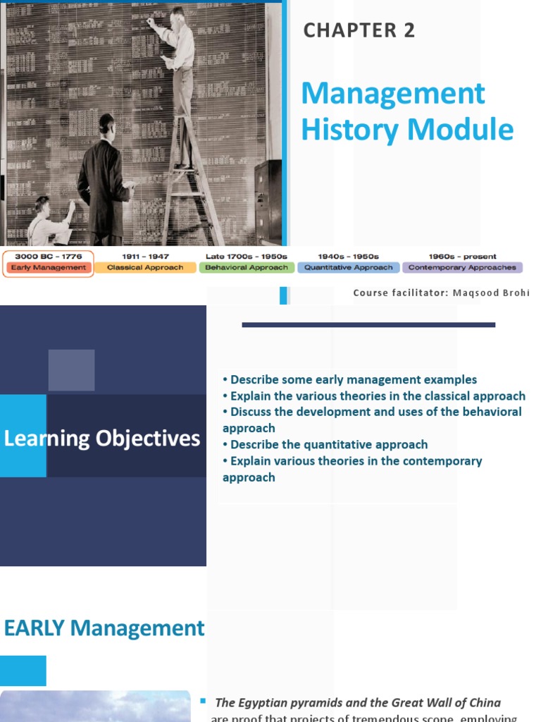CH 2-Management History Module | PDF | Economies | Business