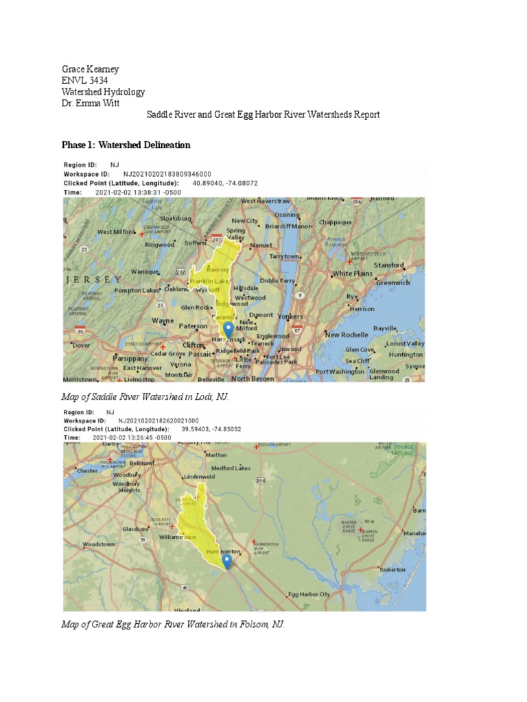 Watershed Report | PDF | Drainage Basin | Discharge (Hydrology)