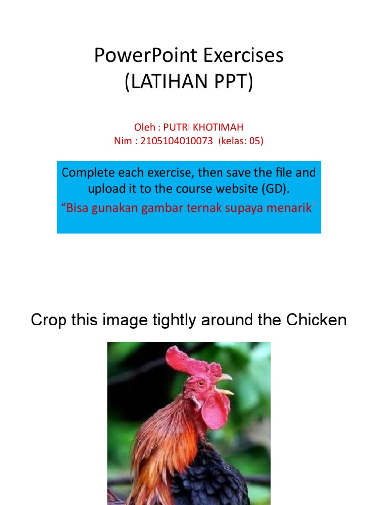 Latihan PPT-exercises | PDF | Teaching Methods & Materials | Computers