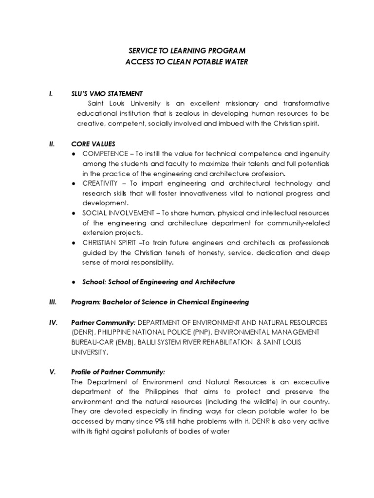 Project Proposal | PDF | Water | Engineering