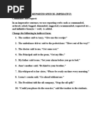 GR 7 - REPORTED SPEECH Assertive Worksheet | PDF | Linguistics | Grammar