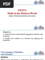 MMW Worksheet 2.4-The Language of Relations and Functions | PDF ...