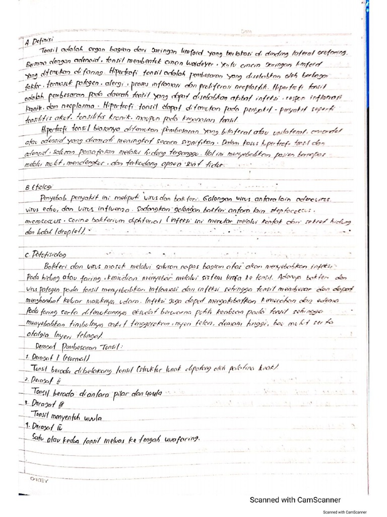 Hipertrofi Tonsil | PDF