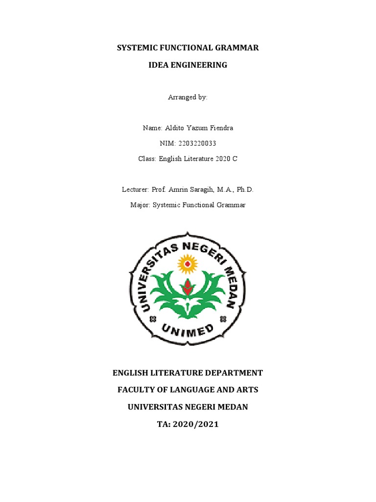 Systemic Functional Grammar Engineering Idea | PDF | Indonesian Language | Question