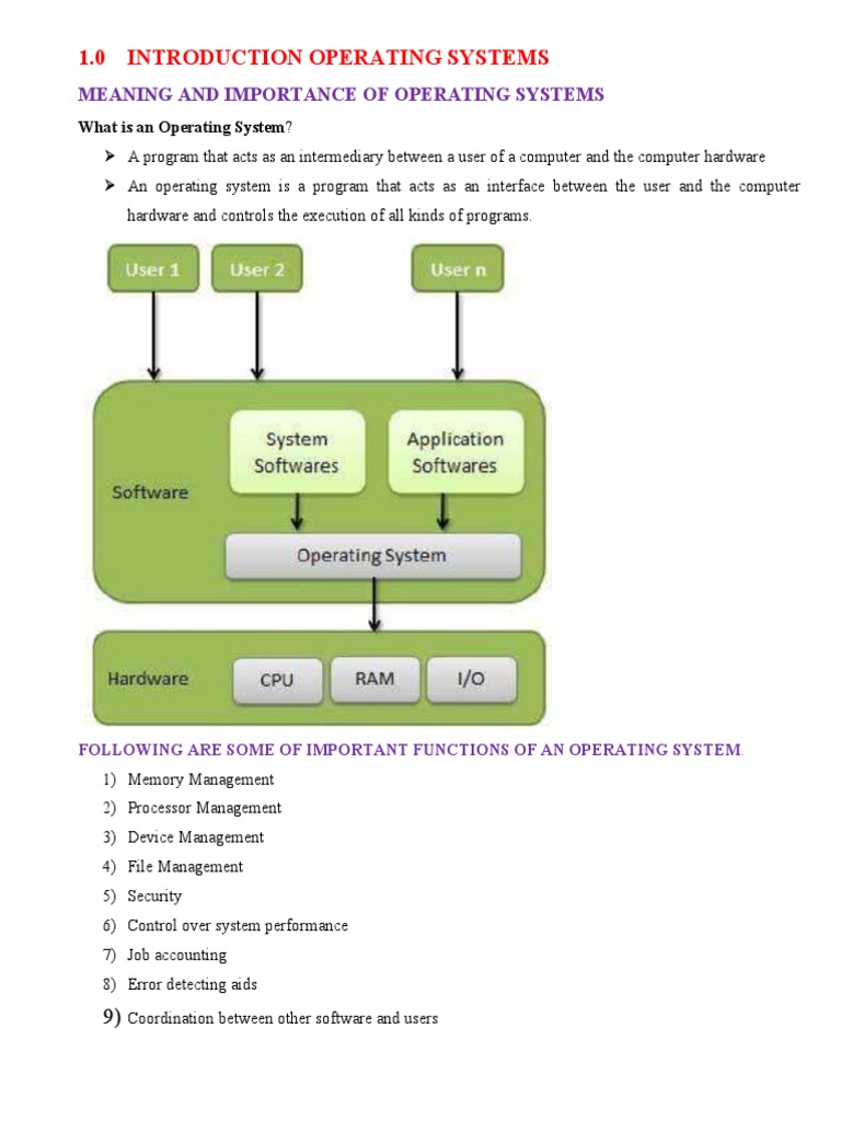 OPERATING SYSTEM in Kenya | PDF | Operating System | Scheduling (Computing)