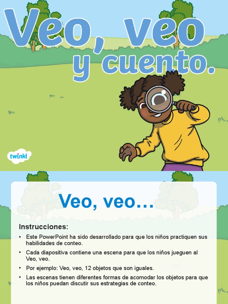 Sa M 273 Veo Veo y Cuento - Ver - 1 | PDF