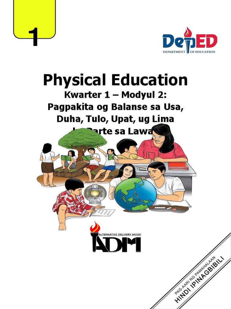 PE1 q1 Mod2 Pagpakita Og Balanse Sa Usa Duha Tulo Upat Ug Lima | PDF