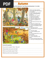 Grade 3 Picture Description Worksheet | PDF