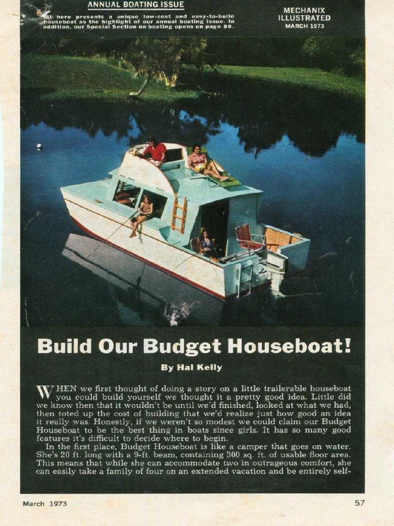 Build A Budget Houseboat | PDF