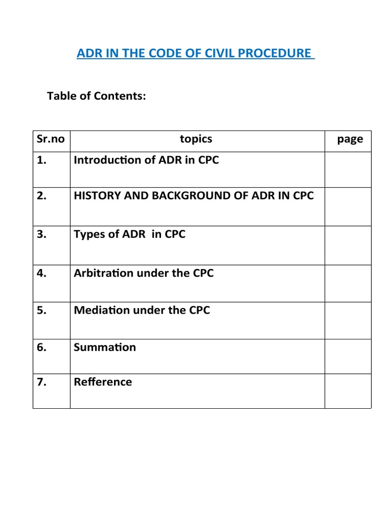 ADR Assignment | PDF | Alternative Dispute Resolution | Mediation