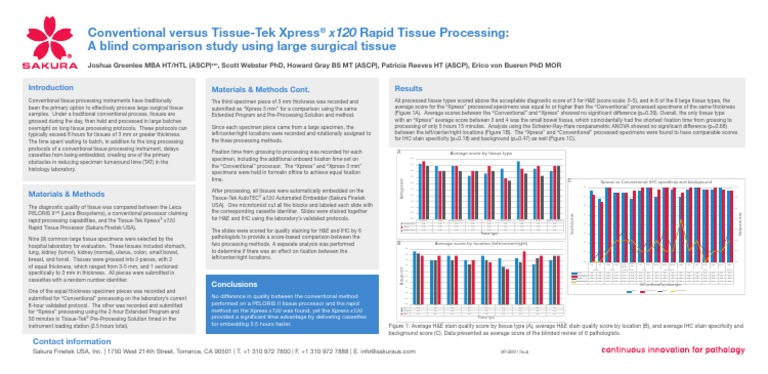 MPUB0011 RevA Poster NSH 2019 Conventional Versus Tissue Tek Xpress ...