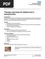 Hand Therapy: Thumb Exercise Guide | PDF | Hand | Thumb