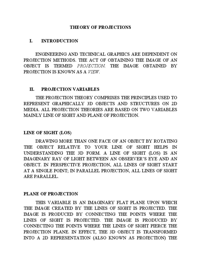RSW 2 - Outline | PDF | Perspective (Graphical) | Geometry