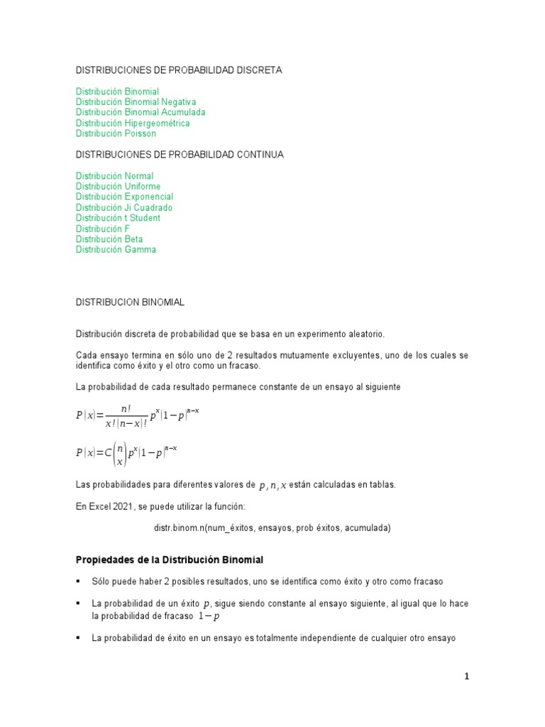 Distribución Binomial Acumulada | PDF | Probabilidad | Distribución de probabilidad