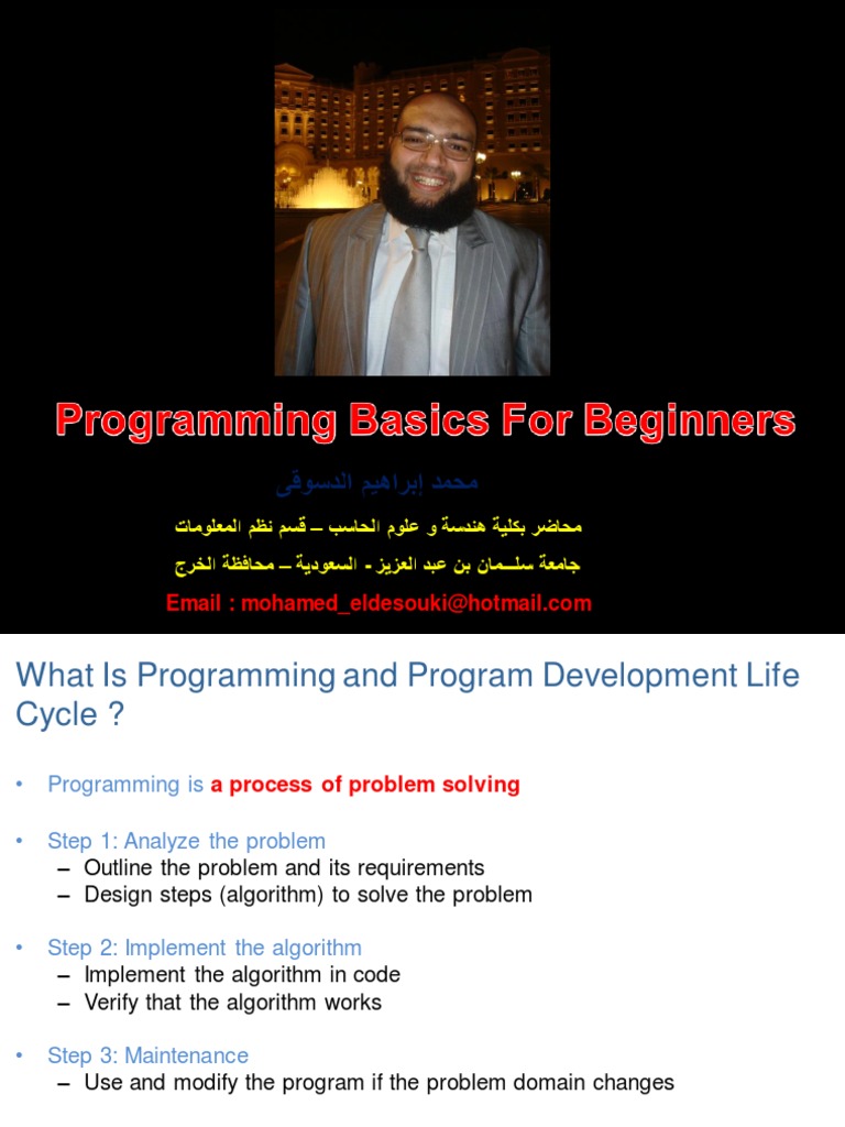 Programming For Beginners | PDF | Computer Programming | Parameter ...