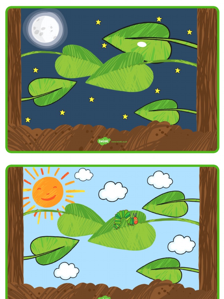 T T 1219 The Very Hungry Caterpillar Story Sequencing A4 | PDF