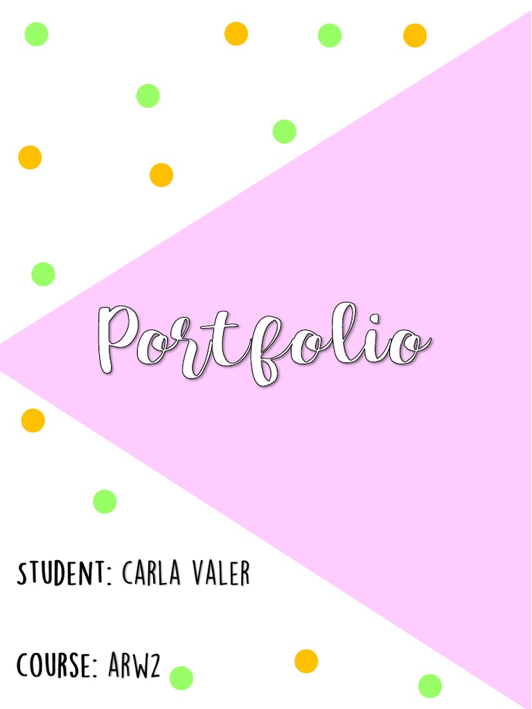 Portfolio Unit5 Carlavaler | Descargar gratis PDF | Verb | Perception