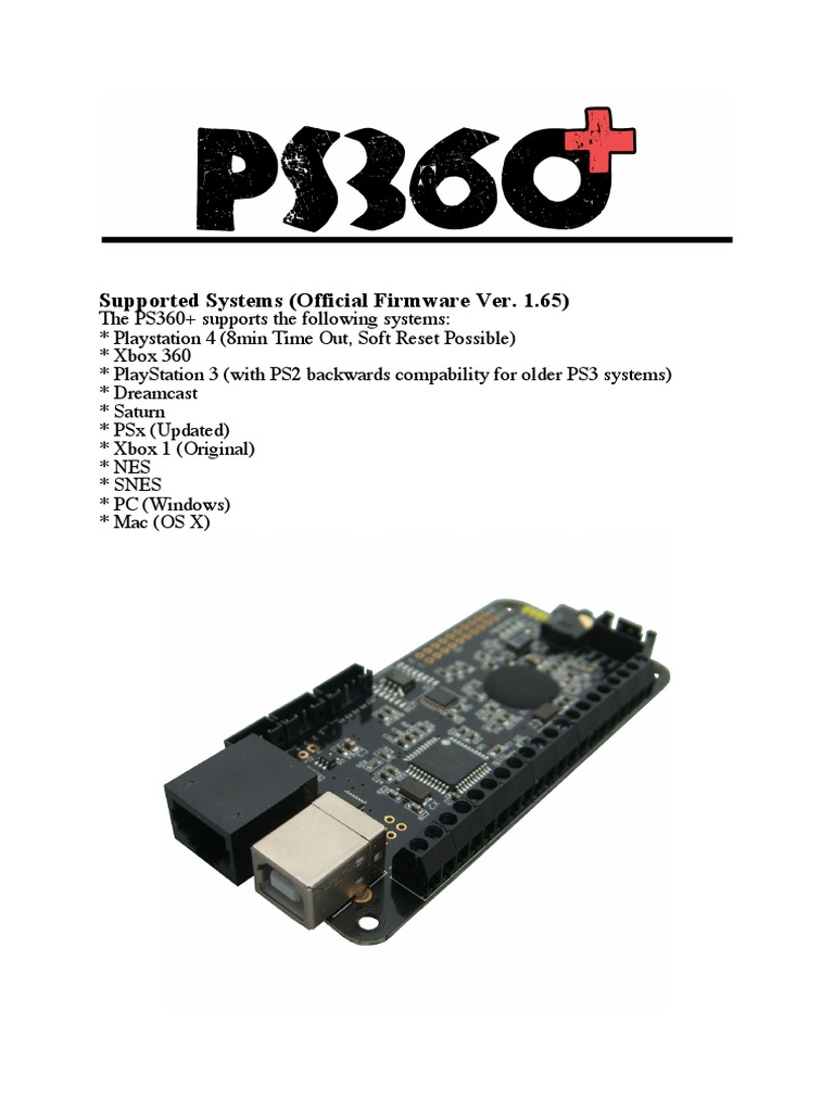 PS360 Software Overview | PDF | Play Station 3 | Booting