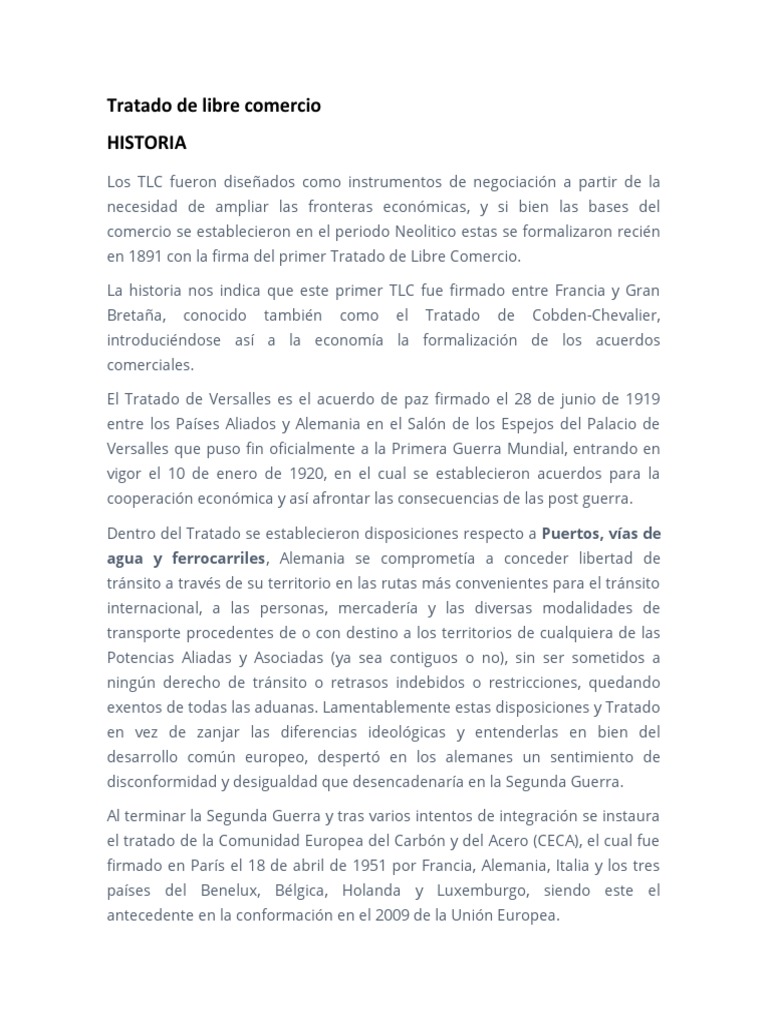 Marco Teorico | PDF | Tratado de Libre Comercio Norteamericano ...