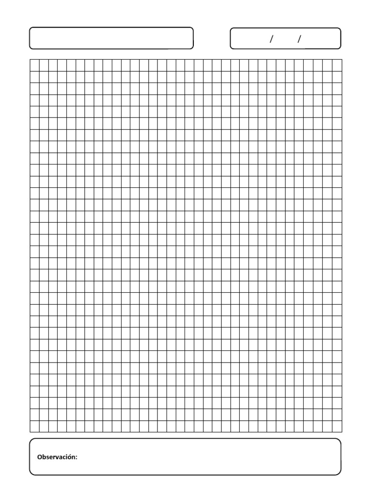 Formato Hoja Cuaderno | PDF