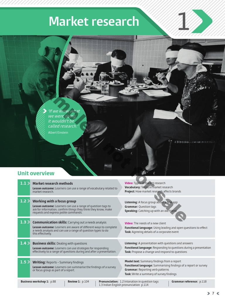BusinessPartner B2+Coursebook Unit1 | PDF | Focus Group | Marketing ...