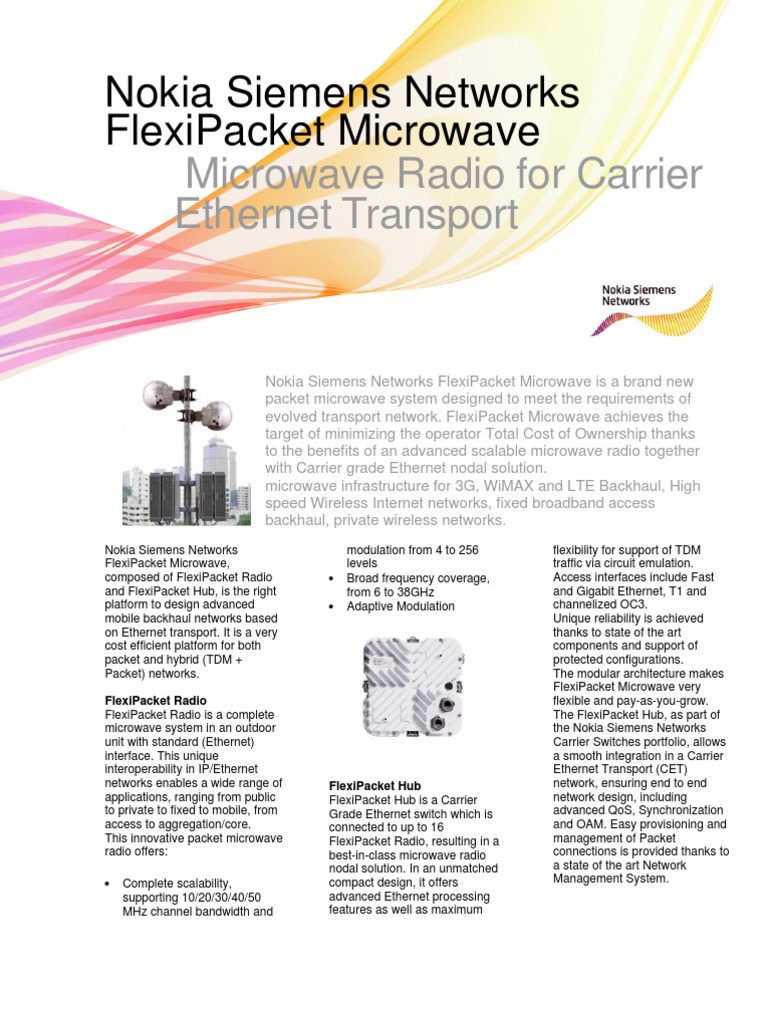 Flexi Packet Radio Nam | PDF | Wi Max | Ethernet
