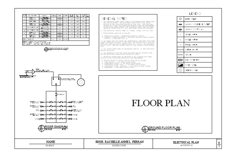 Electrical Riser Diagram Overview | PDF | Electrical Wiring | Electric ...