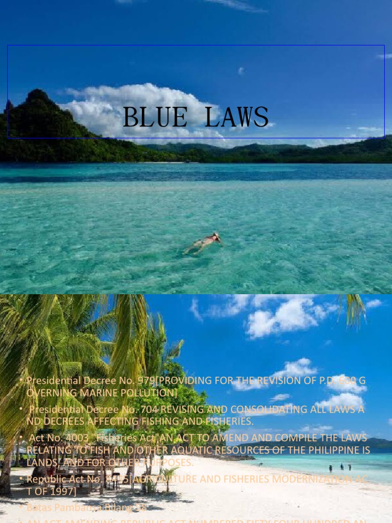 Philippine Marine and Fisheries Laws | PDF