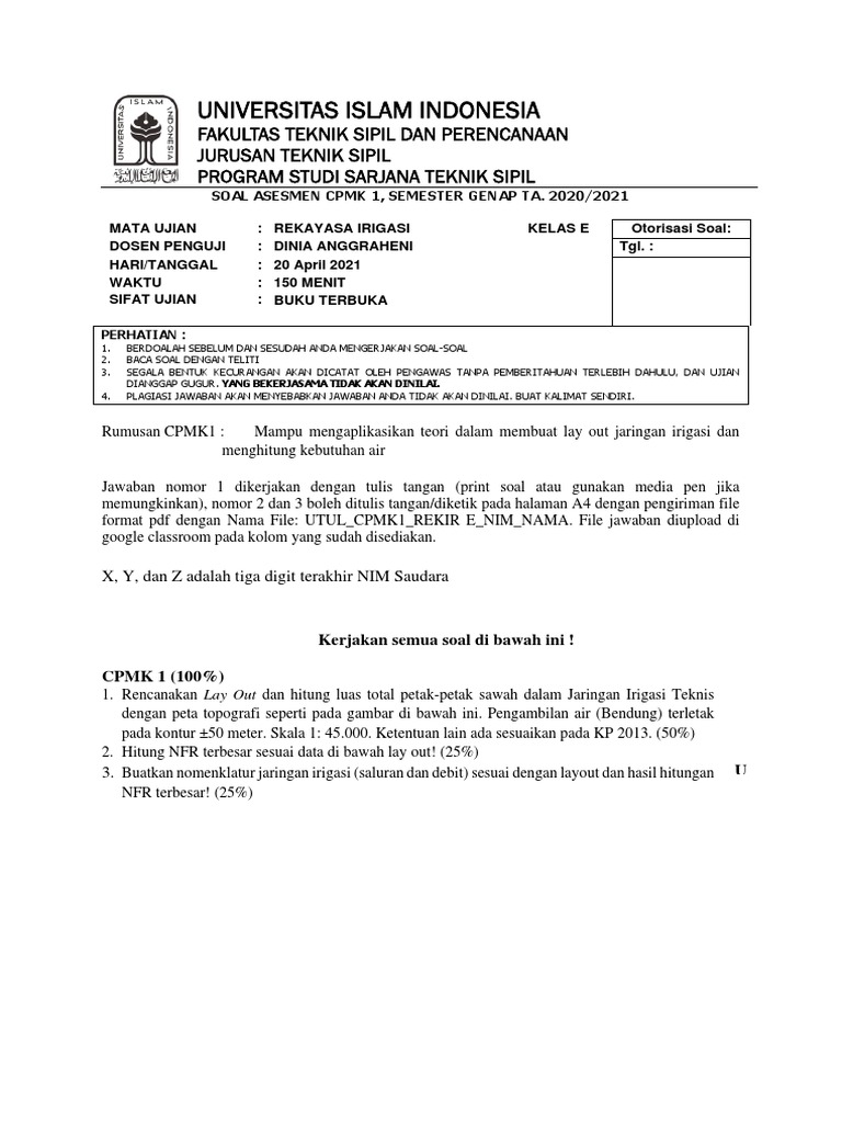 SOAL UTUL CPMK 1 Genap 20-21 REKIR E-Selasa | PDF