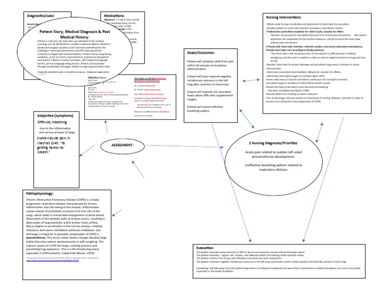 Small Bowel Obstruction Concept Map-Nursing | PDF | Lung | Respiratory ...