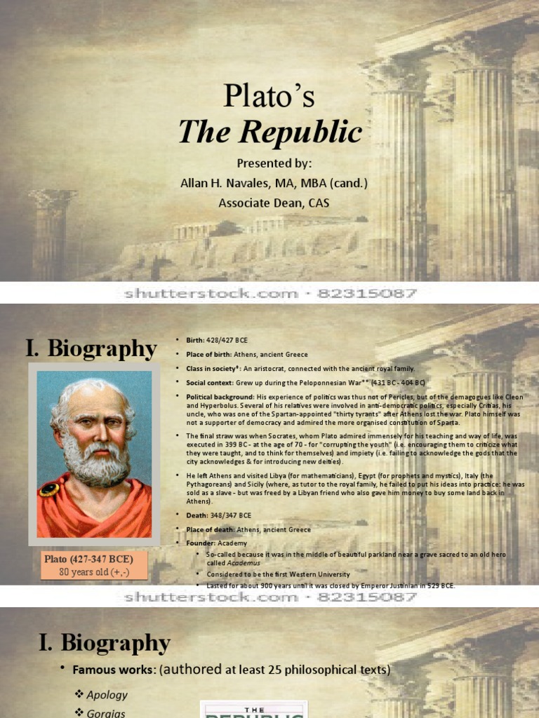 Plato's The Republic Explained | PDF | Plato | Philosophical Theories