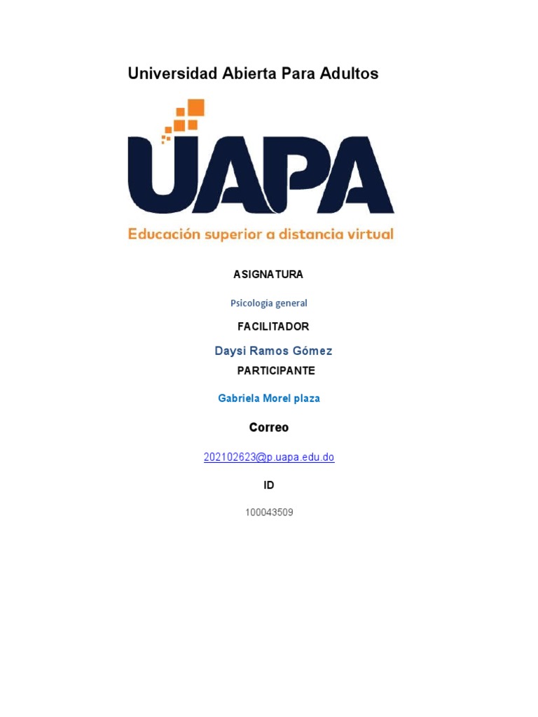 Universidad Abierta para Adultos: Daysi Ramos Gómez | PDF | Neurona ...