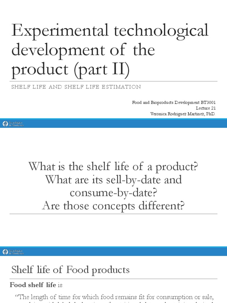 Experimental Technological Development of The Product (Part II) | PDF ...