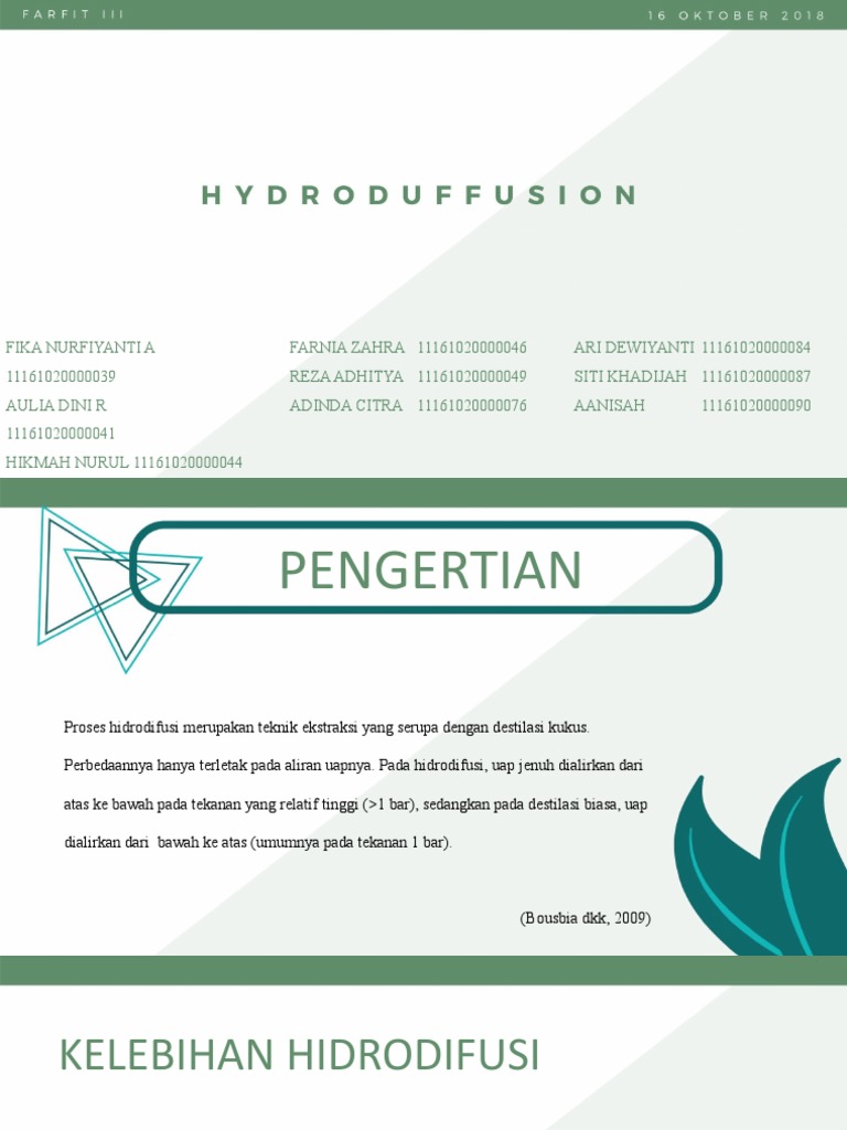 Hydro Diffusion | PDF | Sains & Matematika | Teknologi & Rekayasa