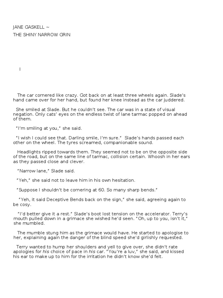 The Shiny Narrow Grin | PDF | Nature