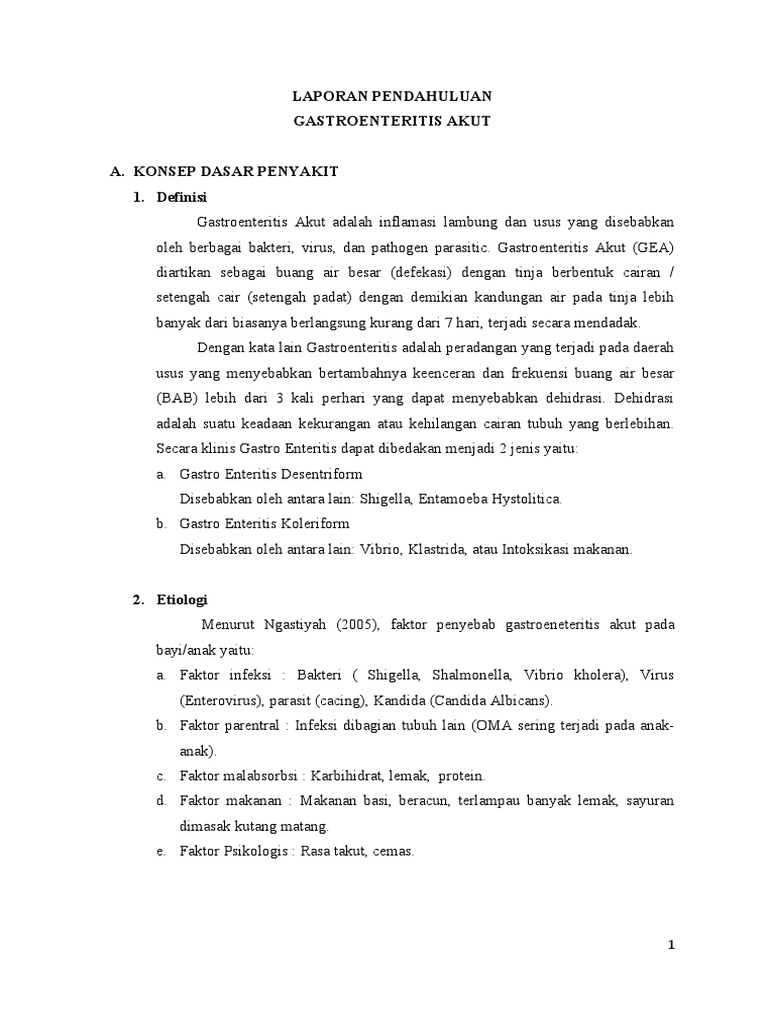 LP Gea Pada Anak | PDF