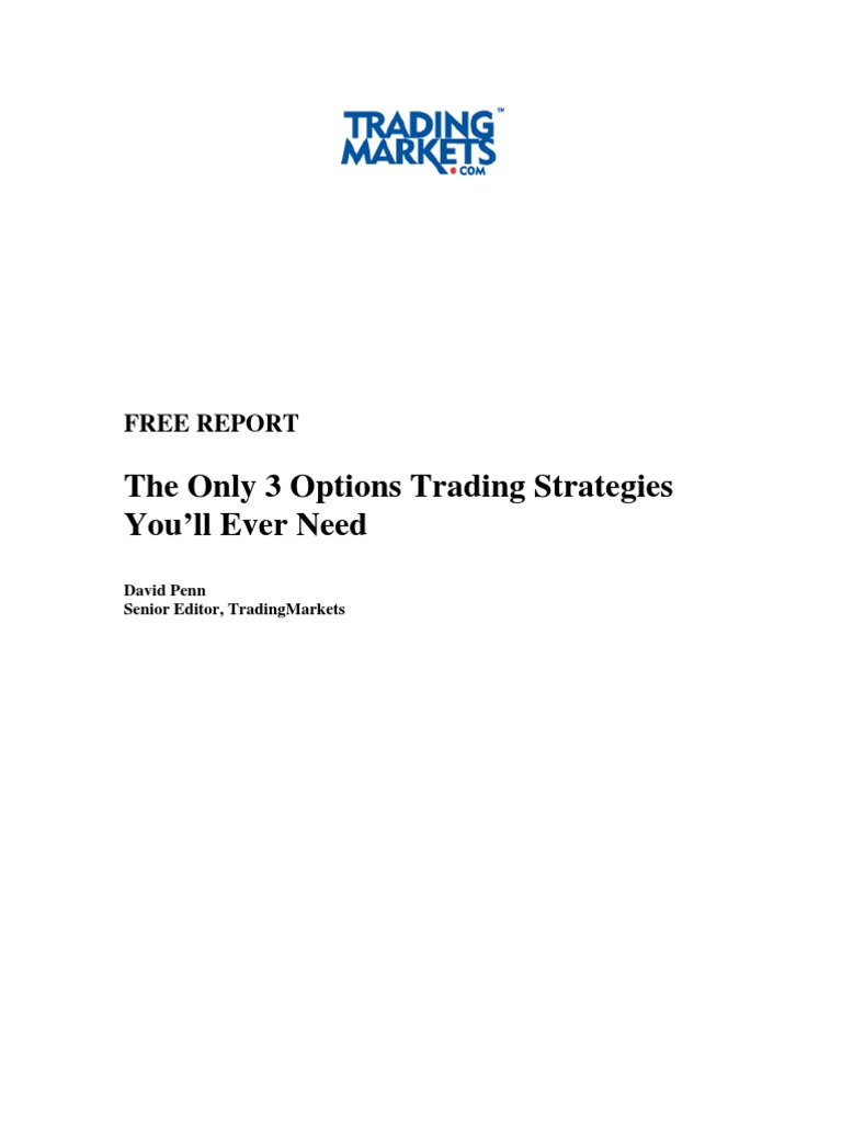 Options Trading Strategies | PDF | Put Option | Option (Finance)