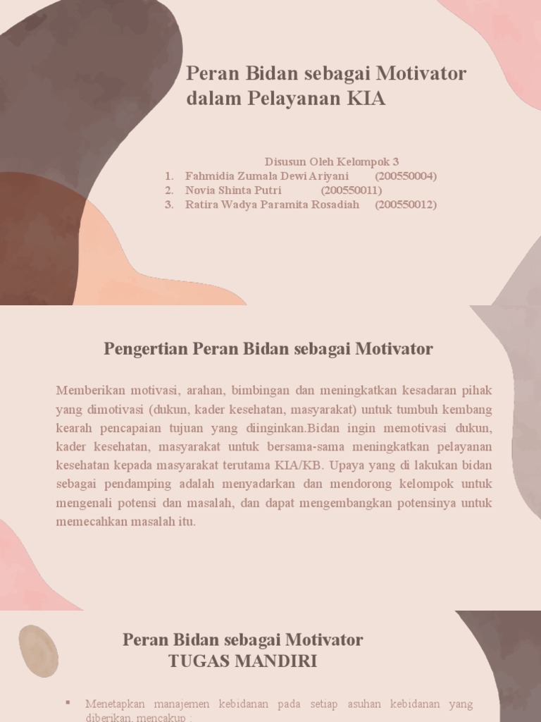 Kel 3 Peran Bidan Sebagai Motivator Pdf