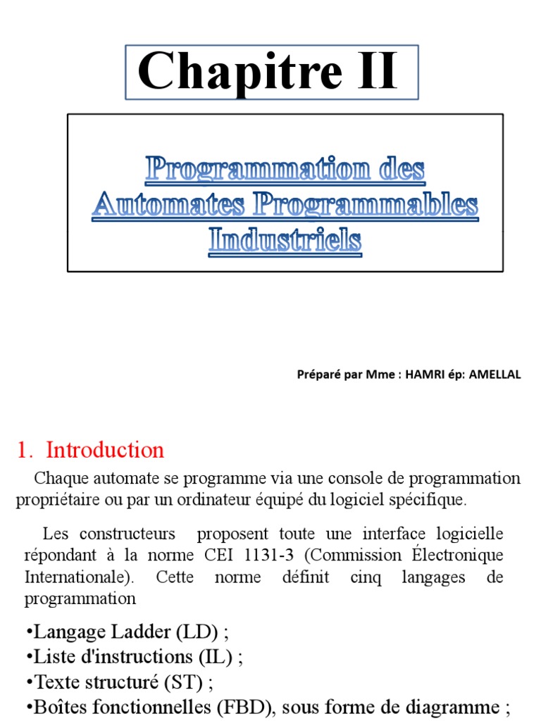 Chapitre 2 | PDF | Programmation | Programme informatique
