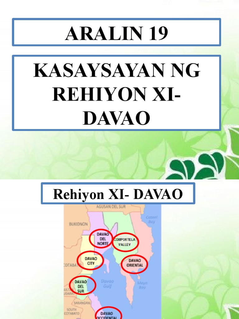 Kasaysayan NG Rehiyon 11 | PDF