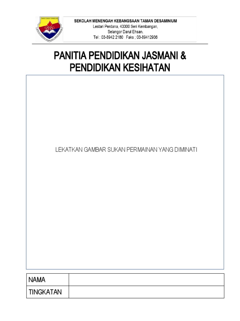 BUKU LATIHAN MODUL PJPK T4 Edit | PDF