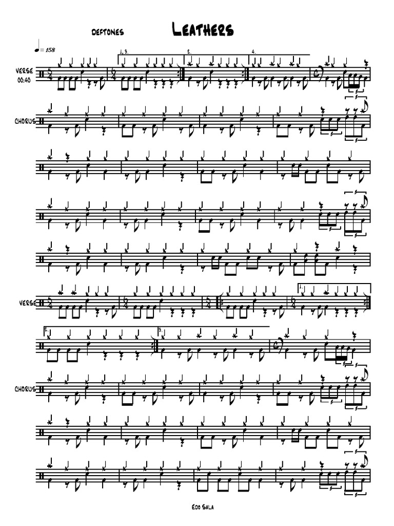 Deftones - Leathers | PDF