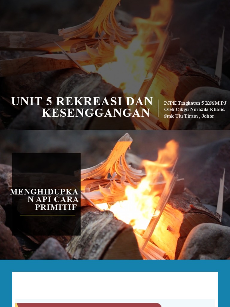 PJPK T5 KSSM Unit 5 Rekreasi Dan Kesenggangan PJ | PDF